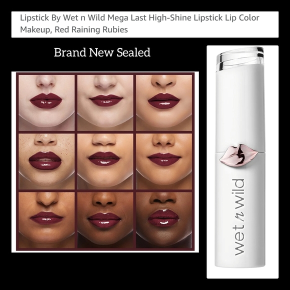 wet n wild | Makeup | 525 Wet N Wild Mega Last Highshine Lipstick Red ...